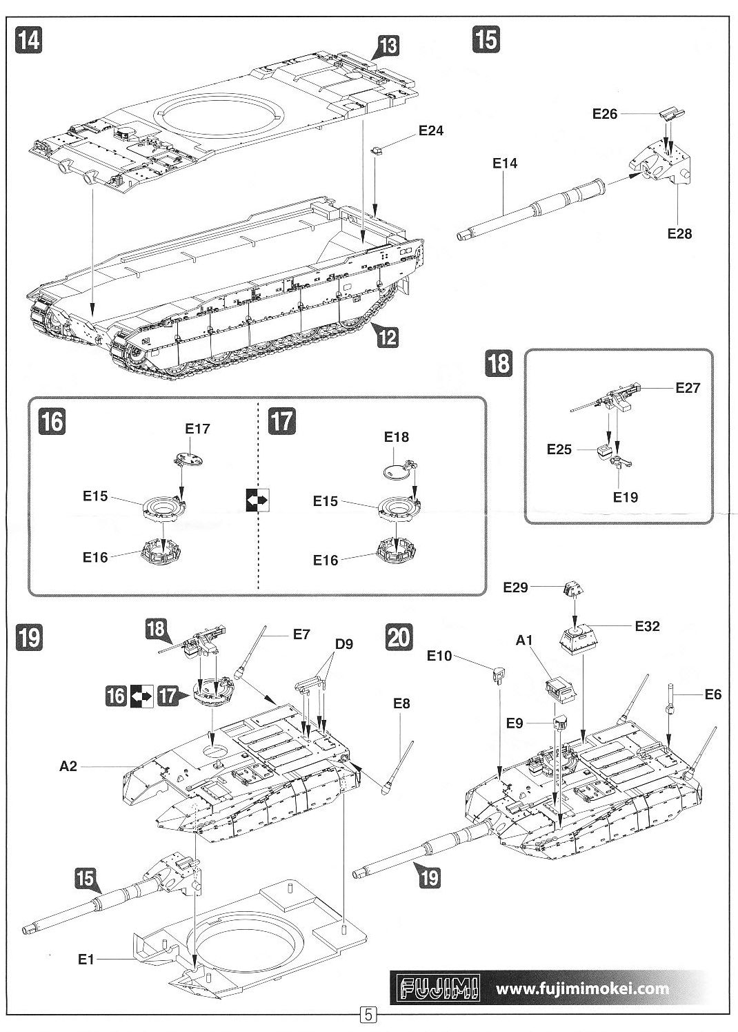 Fujimi, JGSDF Type10 Main Battle Tank, Kit No. 722306